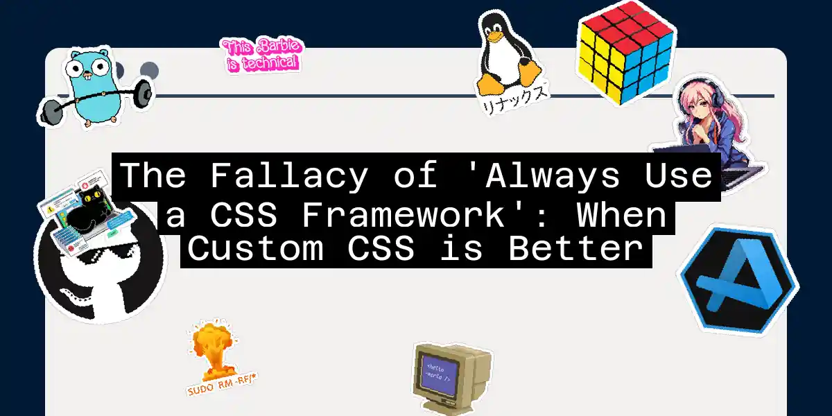 The Fallacy of 'Always Use a CSS Framework': When Custom CSS is Better | Hemaks: Expert ...